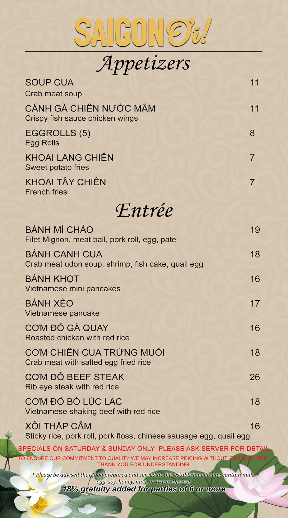 Home | Saigon Oi Restaurant